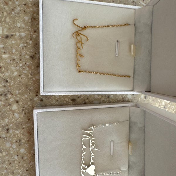 Custom Two Names Bracelet for Her,couples Name Bracelet,silver Charm ...