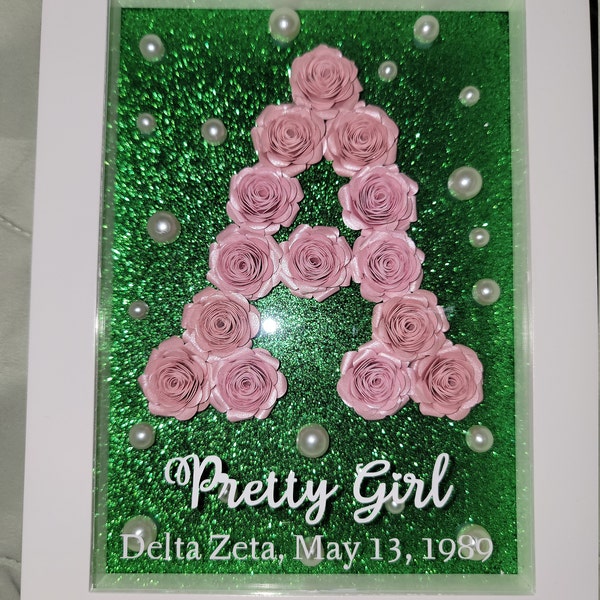 5x7 Alpha Woman Shadow Box - Etsy