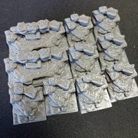 48 Piece Modular Dungeon Tile Set 2 Dnd Tabletop Dungeon Dungeons ...