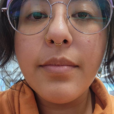 16g, Very Tiny Balls, Septum, Tragus, 16g 6mm Circular Barbells 2mm ...