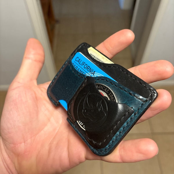 Custom Minimalist Leather Front Pocket Lewis Wallet, RFID Shield and ...