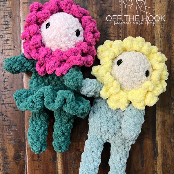 Flower Friend Crochet Pattern, Sunflower Amigurumi Plush Lovey, Pattern ...
