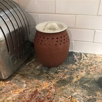 Ceramic Oil Diffuser, Pottery Aromatherapy, Pottery Light Blue Oil ...