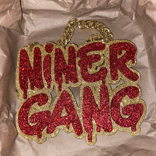 49er Niner Gang Niner Empire Wooden Chains - Etsy