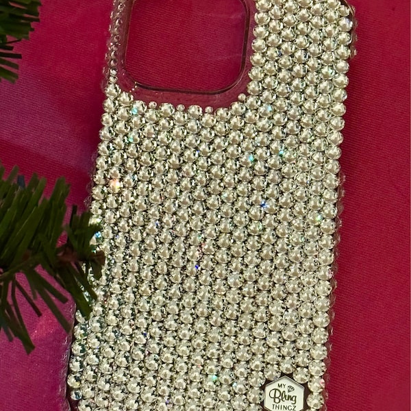 Small 12ss Iridescent Crystal AB Rhinestone BLING Back Case Made W ...
