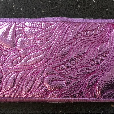 Wristlet Machine Embroidery Design in the Hoop Wrist Straps ITH Key Fob ...