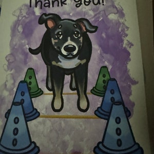 Custom Handmade Dog Card From Your Photo - Etsy
