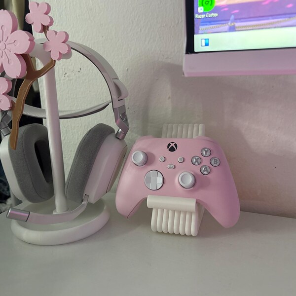 Daisy Headphone Stand- Pastel Cozy Gaming Desk Accessories, Girly ...