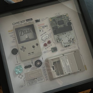 Framed Nintendo Game Boy Pocket Disassembled Game Console Wall Art ...