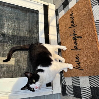 Funny Doormat, Funny Welcome Mat, Cute Doormat, Funny Door Mat, Front ...