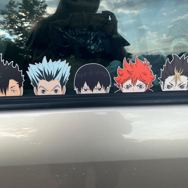 Anime Peeker Stickers - Etsy