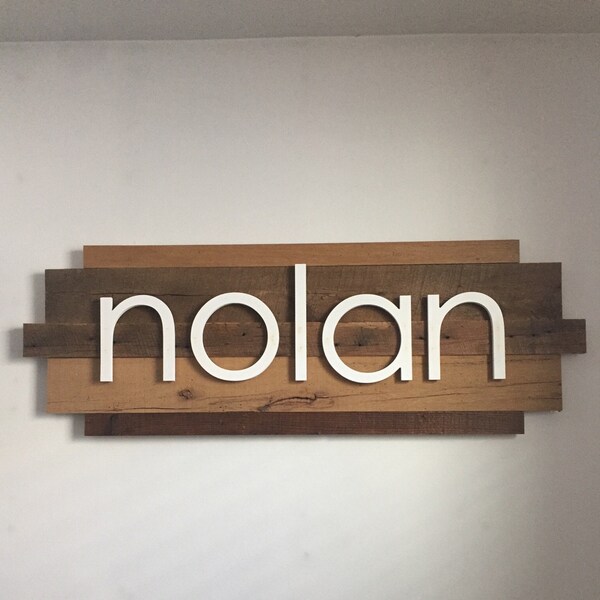 Wooden Letters for Nursery, Custom Wooden Name Sign, Custom Painted 10 ...