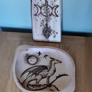 Decorative Wooden Egg Pyrography Collectible | Etsy