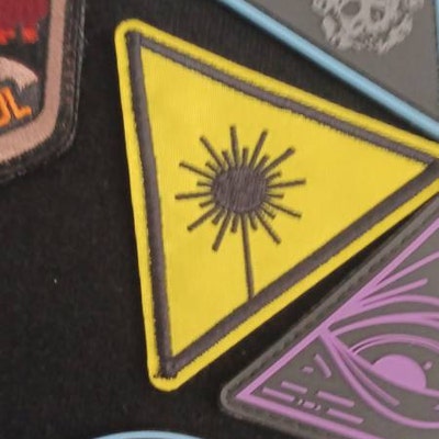 Tsunami Warning Sign Patch - Etsy