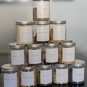 Gold Metallic Herbs and Spice Labels Custom List Waterproof Labels ...