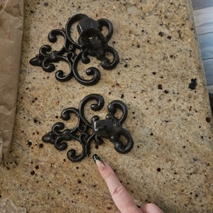 Drawer Pulls Rustic Shabby Chic Cast Iron Drawer Pull - Etsy