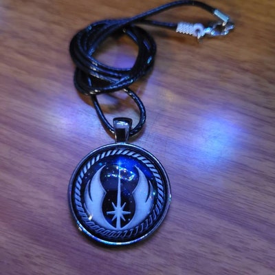 Jedi Pendant Choice Star Wars Pendant With Leather Cord - Etsy