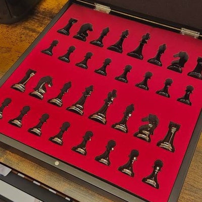 Luxury Handmade Large Chess Set, Personalized Birthday Gift, Chess ...