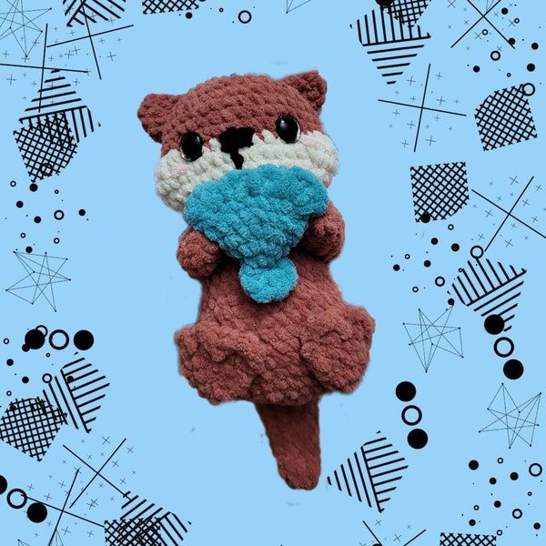 Amigurumi Otter Pattern, Plush Pattern, PDF Pattern, Stuffed Otter Toy ...