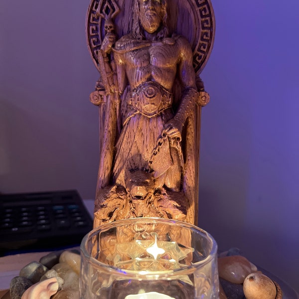 Hades, God, Greek Statue, King of the Underworld, Pagan, Wiccan, Wicca ...