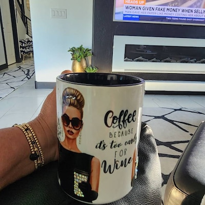 Shopping Coffee Mug Shopaholic Mug Glam Mug Gift for Her Fashion Lovers ...