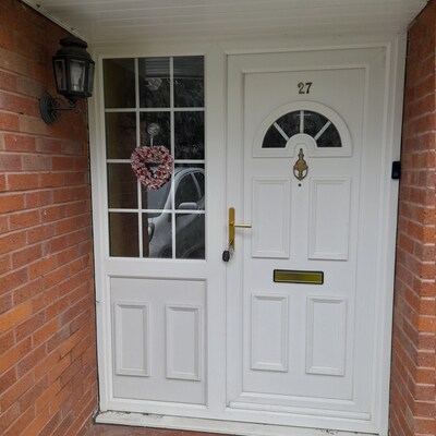 Gay Pride Inspired Door Rag Wreath Home Wall Decoration Handmade Front ...