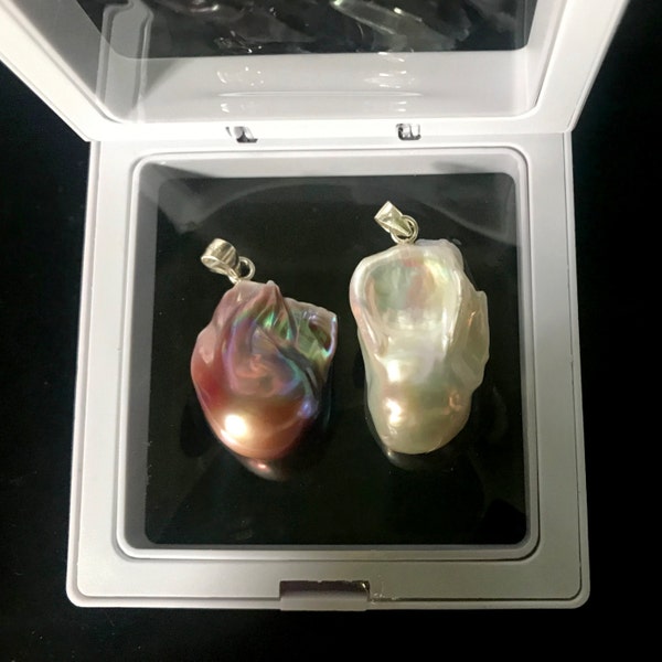 Purple & Gold Rainbow Fireball Pearl Flame Ball Natural Metallic ...