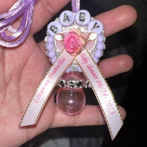 Baby Shower Personalized Printed Ribbons 3/8 Inches Wide unassembled ...