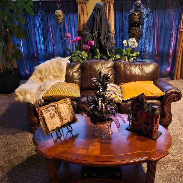 The Witches' Lair Apothecary Chest, Halloween Home Decor, Halloween ...