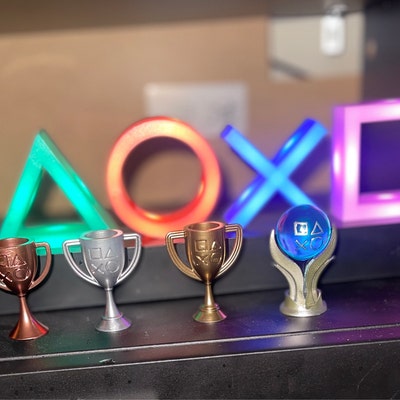 Mini PS5 Playstation 5 Trophies, Gold, Silver, Bronze, Platinum ...