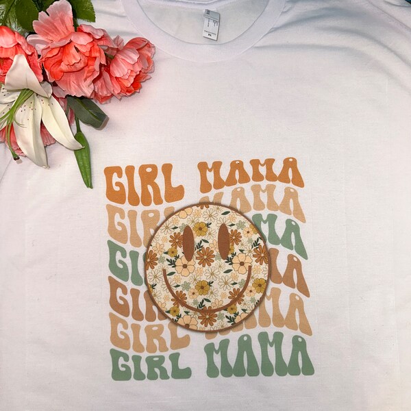 Retro Girl Mama Png, Girl Mama Sublimation Designs Downloads, Groovy ...