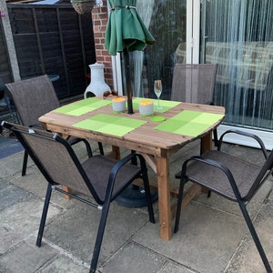 Wooden Garden 4ft 6 Inch Table - Etsy