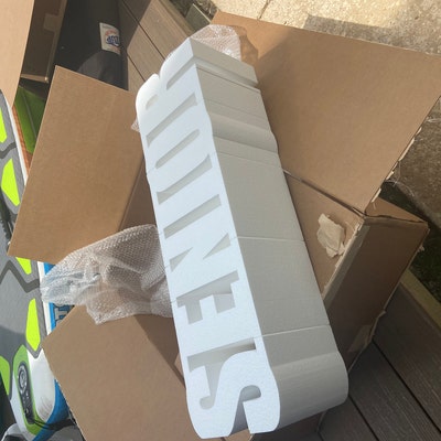 Large GRAD Table Base Foam Letters 30 Tall and 8 Deep - Etsy