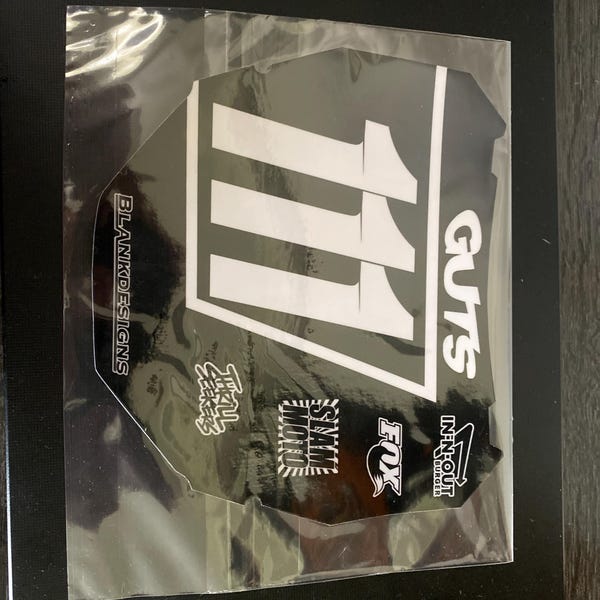 Custom Motocutz Plate Decals - Etsy