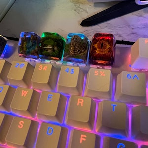 Retro Gaming Handmade Artisan Keycaps for Cherry MX Mechanical Gaming ...