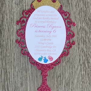 Princess Mirror Cut Out - Etsy