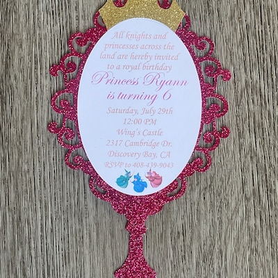 Princess Mirror Cut Out - Etsy
