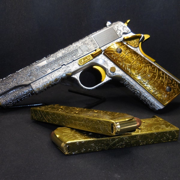 Engraving Firearms Design Colt Python 357 Magnum Scroll Design - Etsy