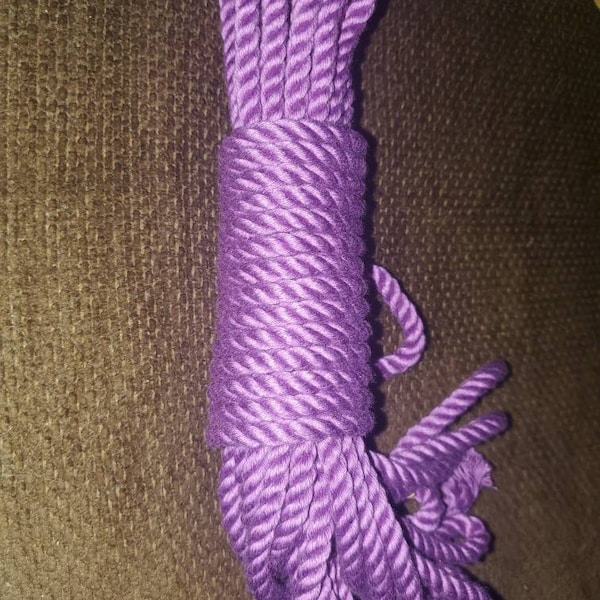 Purple Bamboo Silk Rope - Etsy