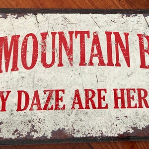 Custom Arched Text Rustic Style Metal Sign With Weathered Appearance 6 ...