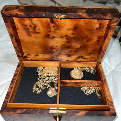 Wood Keepsake Box Wooden Keepsake Box Engraved 10x6 Solid Wood Box ...