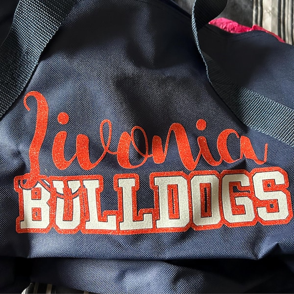 Pageant Duffel Bag With Name, Personalized Bling Pageant Bags ...