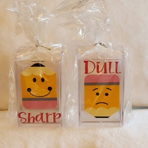 Sharp Dull Pencil Holders Teacher Appreciation Gift Classroom Supplies ...
