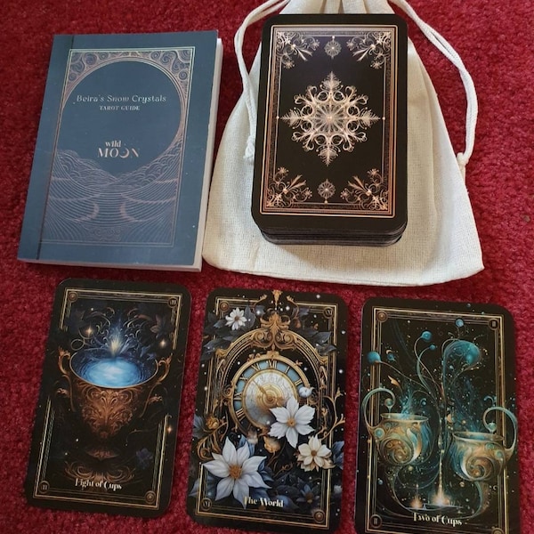 Unique Tarot Deck, Tarot Deck With Guidebook, Custom 78 Tarot Cards ...