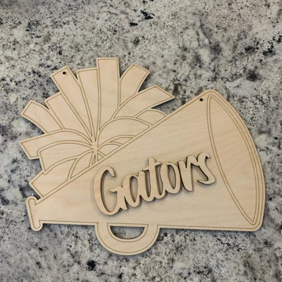 UNFINISHED Megaphone / Blank Cheer Megaphone /cheer Pompoms ...