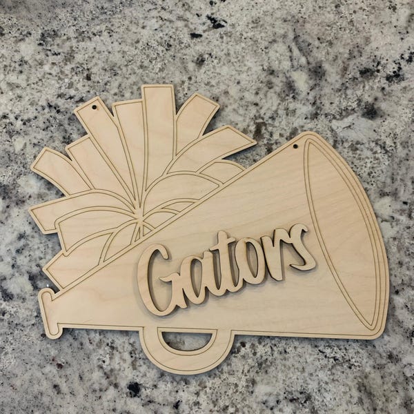 UNFINISHED Megaphone / Blank Cheer Megaphone /cheer Pompoms ...