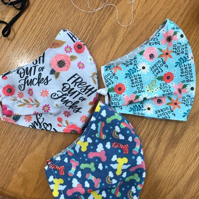 Swear Fabric Pretty Sweary Cuss Words Grey by Cynthiafrenette Cuss ...