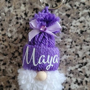 BEST SELLER Personalised Gonk/gnome Keyring Key Ring Uk, Not Suitable ...
