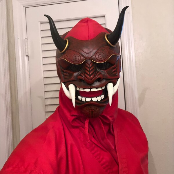 Samurai Assassin Demon Oni BB Gun Airsoft Mask, Halloween Costume ...