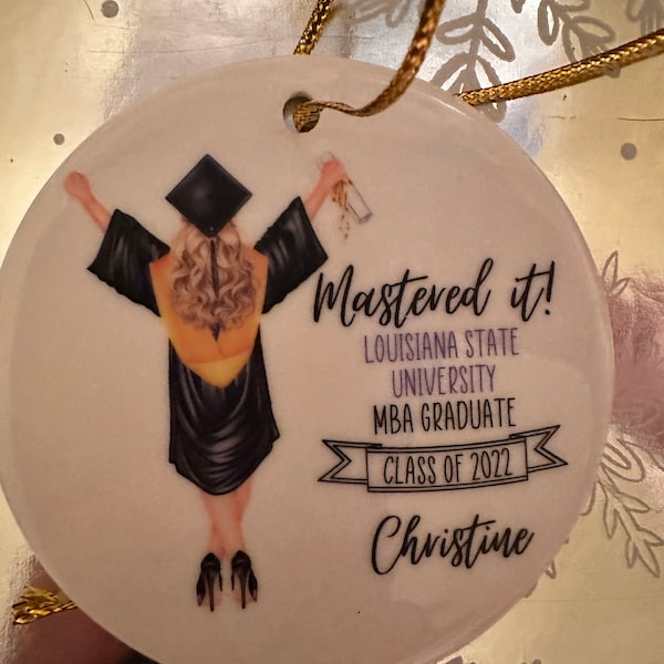Masters Degree Graduation Gift, Graduation Gifts, Graduation Gift for ...